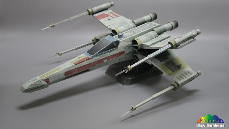 스타워즈 엑스윙 종이모형(Starwars X-wing papercraft) ver. Visualspicer : 네이버 블로그