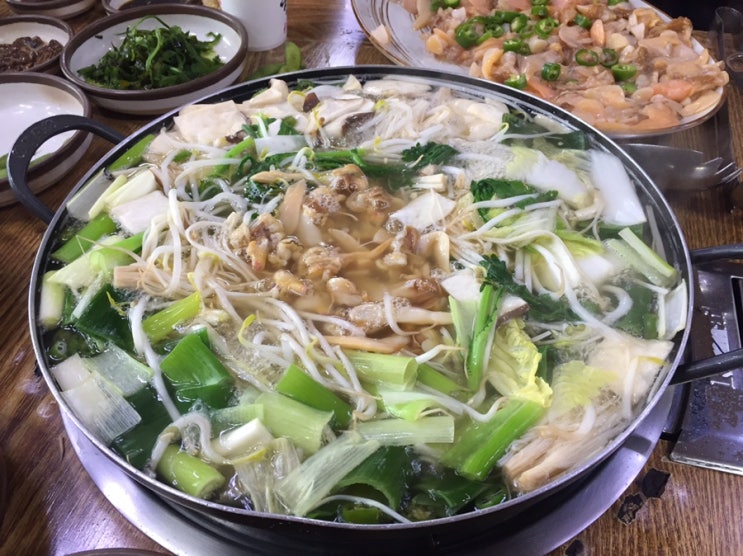 [부산 명지 맛집] 갈미조개맛집, 맛있어요 ~ :) 만호 조개전골, 갈미조개 삼겹구이 : 네이버 블로그