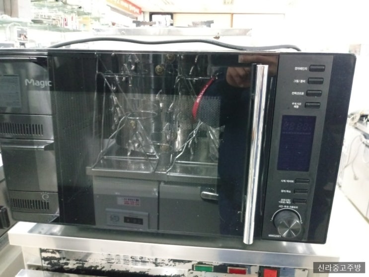 중고복합오븐 전자레인지 가정용중고전자레인지 오븐 겸용 동양매직 MWO-25E1 : 네이버 블로그