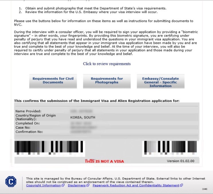 [20MAY19] CR-1 미국 배우자 비자 ⑧ DS-260 작성하기 : 네이버 블로그