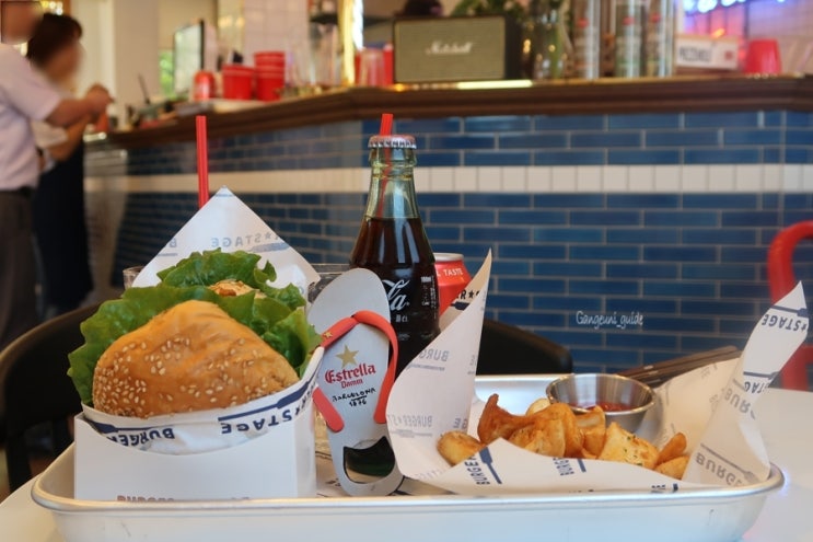 행궁동 맛집 버거스테이지 수제버거 머쉬룸치즈베이컨 네이버 블로그