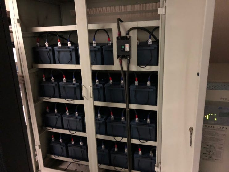 대치동**빌딩 무정전전원장치 UPS 30KVA BATTERY ESP 150-12 (12V 150AH 20Cell) 교체공사 ...