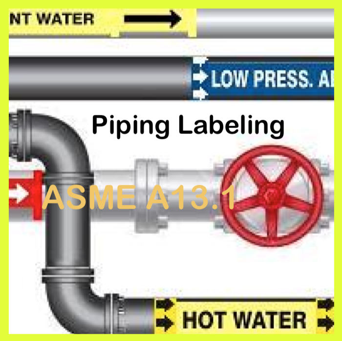 배관 눈관리표식의 기준(Piping Labeling, Identification of Piping Systems, ASME A13.1) : 네이버 블로그