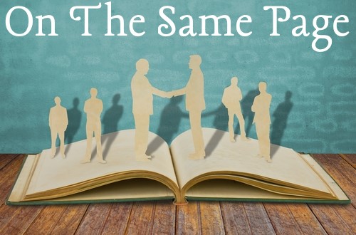 (영어표현) On The Same Page (…에 대해) 이해하고 있는 내용이 같다 : 네이버 블로그