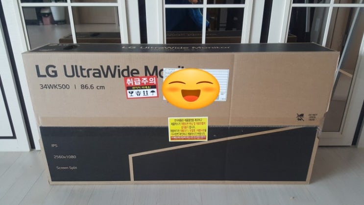 직접 산 #34WK500 #34인치 LG 울트라 와이드 모니터 : 네이버 블로그