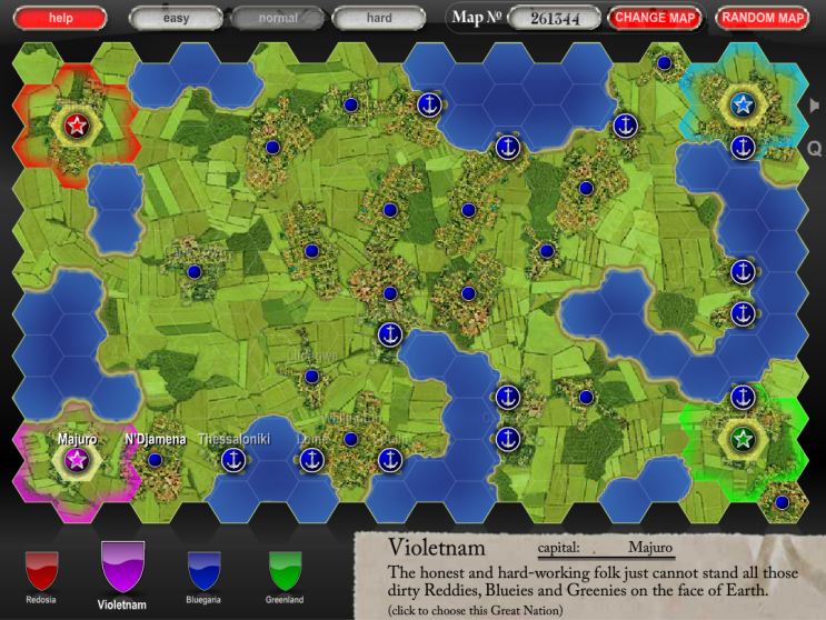 헥스 엠파이어(Hex Empire) 리뷰 - 턴제 땅따먹기 플래시 게임 : 네이버 블로그