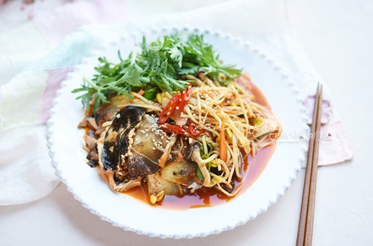 간재미 생선찜 만드는법 꾸덕하게 말린생선요리 생선찜양념장 황금비율 네이버 블로그