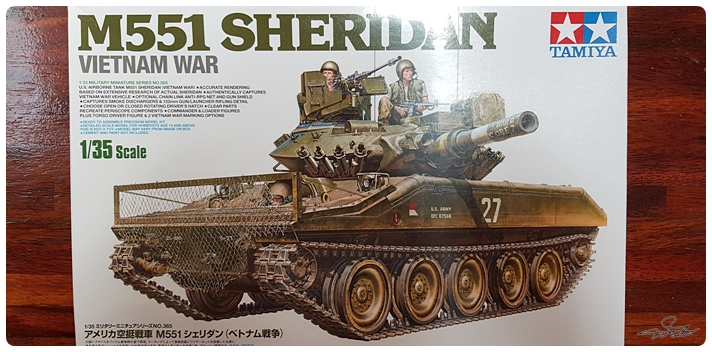1/35 타미야 M551 SHERIDAN (셰리든) 전차 : 네이버 블로그