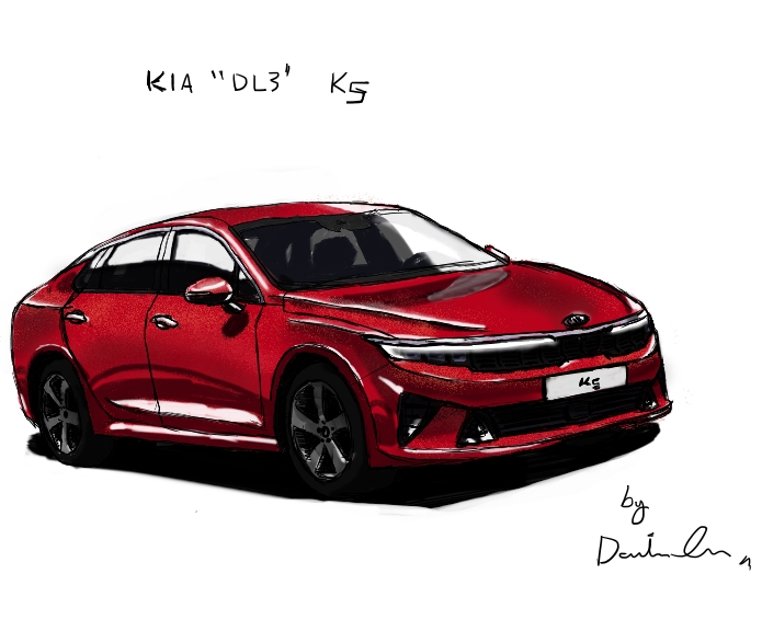 기아 DL3 K5 예상도/ Kia K5(Optima) Rendering : 네이버 블로그