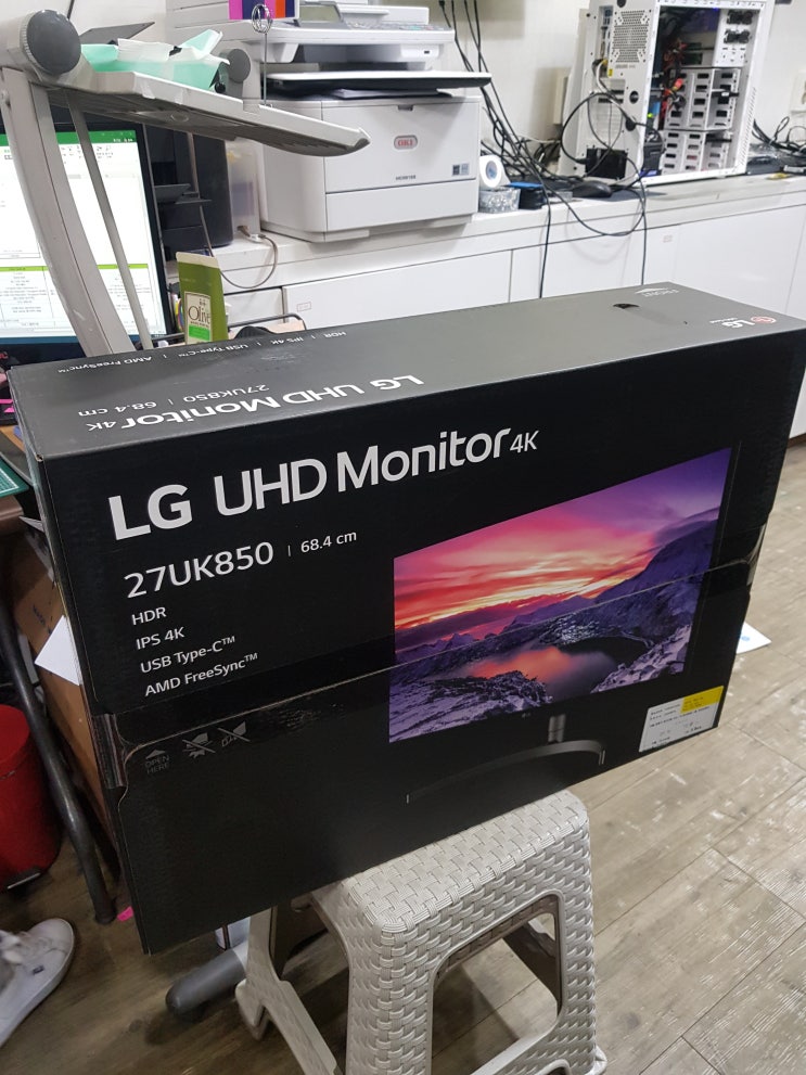암사동에스엔씨컴퓨터,LG모니터 27UK850 UHD 27UD88 후속모델,27인치,3840*2160모니터설치,컴퓨터판매 ...