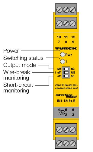 [Turck] 터크 방폭 베리어 IM1-121Ex-R (알람출력) : 네이버 블로그