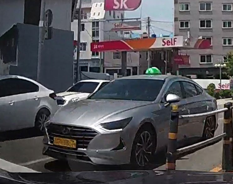 신형 쏘나타 DN8 택시 실제 목격 : 네이버 블로그