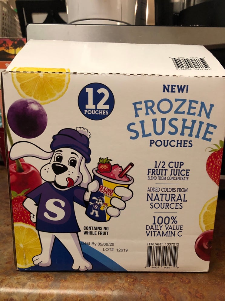 미국 코스트코 뉴 프로즌 슬러시 파우치 New frozen slushie pouches : 네이버 블로그