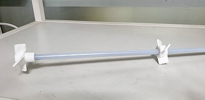 4-Bladed Teflon Impellers / PTFE-Coated Stainless Steel Shaft / PTFE-4 ...