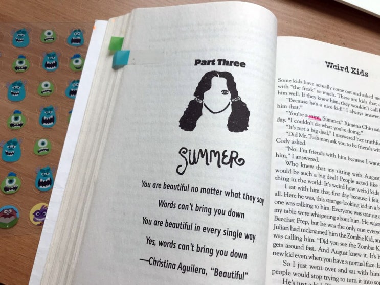 [영어원서단어장] 원더 Wonder, Part 3 - Summer p.119~126 / Part 3 스타트ෆ : 네이버 블로그