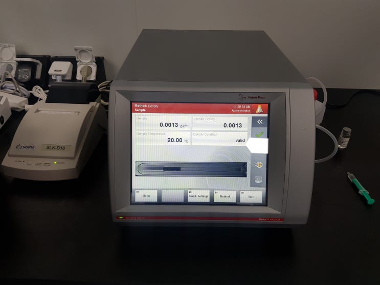 안톤파 밀도계 DMA 4100 M / Anton Paar / 밀도계 / 밀도비중계 / Density Meter / 더랩컴퍼니 ...