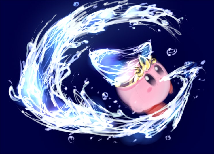 [별의커비 사진 / 일러스트] Water Kirby 5 : 네이버 블로그