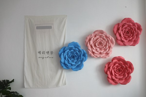 에바폼플라워 자이언트플라워 빅플라워 벽장식 에바폼플라워 장미 자이언트플라워 자격증 수업 네이버 블로그
