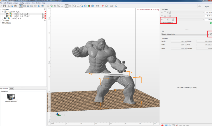 평촌아이티컴퓨터학원-Netfabb 이용 slt파일 자르기 : 네이버 블로그