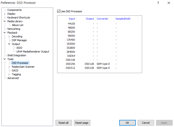 [기타] 푸바 2000 (foobar 2000) 의 업샘플링 또다른 방법 DSD processor 를 이용해보자. : 네이버 블로그