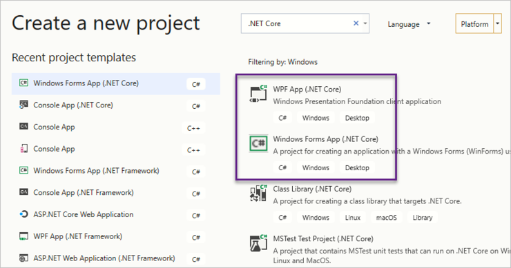 .NET Core 3.0 preview 5를 이용해 Windows Forms/WPF 응용 프로그램 개발 : 네이버 블로그