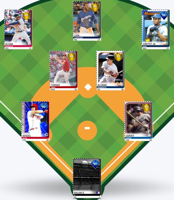 [MLB 더 쇼 19(MLB the show 19) 영어판] 할인 맞이 DD 초반 가성비 추천 스쿼드~!(feat. 무과금 ...
