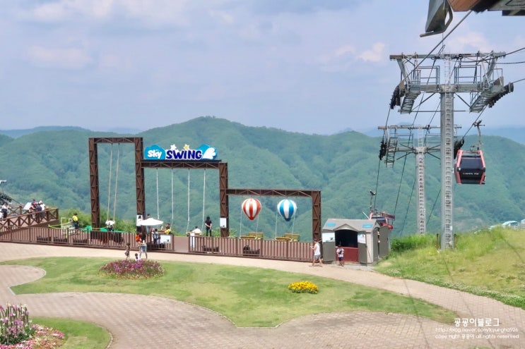 홍천 비발디파크 곤돌라 And 스카이스윙 네이버 블로그