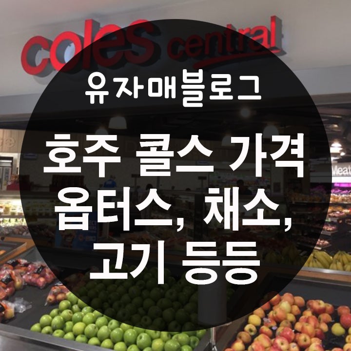 호주 콜스 Coles 가격 (과일,생필품,고기, 옵터스(optus) 데이터 ect.) : 네이버 블로그