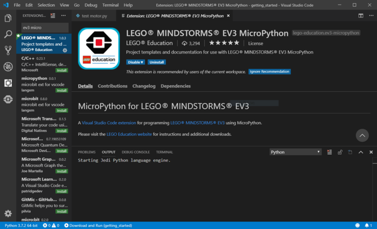 EV3 micropython : 네이버 블로그