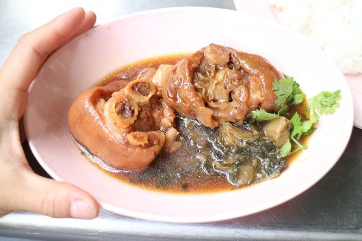 7 2 백종원 방콕 스트리트푸드파이터 족발덮밥 짜런쌩 실롬 아속역 맛집 아이야쌀국수 네이버 블로그