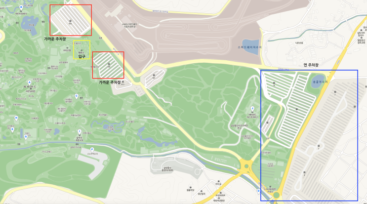 1) 에버랜드 입구 앞에 주차하는법 / 로스트밸리 빨리보는 법 : 네이버 블로그