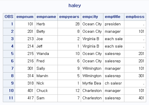 SAS [SQL from/where/group by /order by] : 네이버 블로그