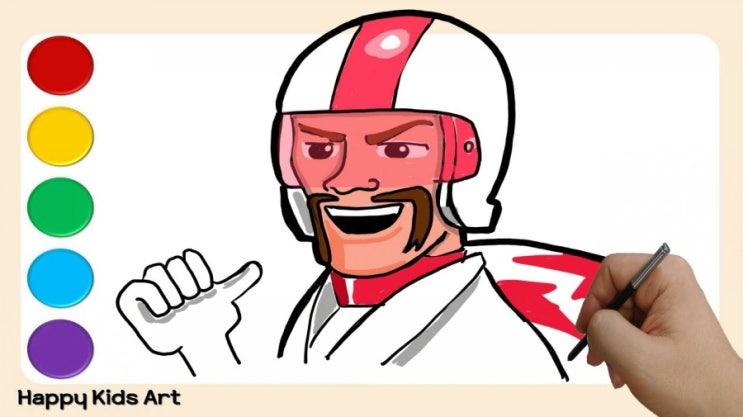 Drawing Rider Duke NEW Character from Toystory4 Yes I Canada | 토이스토리4 ...