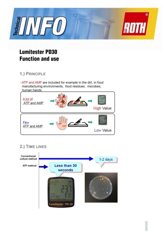 [ATP + AMP] Lumitester PD-30 측정 방법 및 기준 : 네이버 블로그