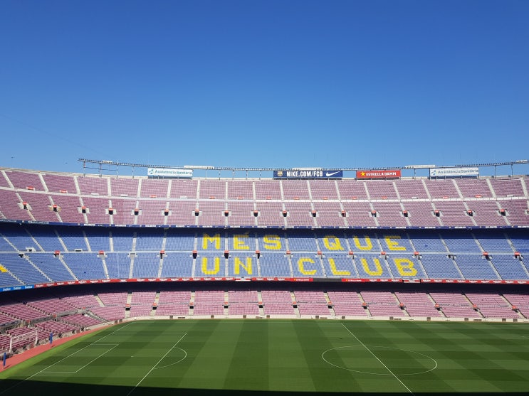 바르셀로나 여행 축알못의 캄프 누 경기장 Fc 바르셀로나 홈구장 자유투어 한국에서 예약 홈구장 가는 법 후기까지