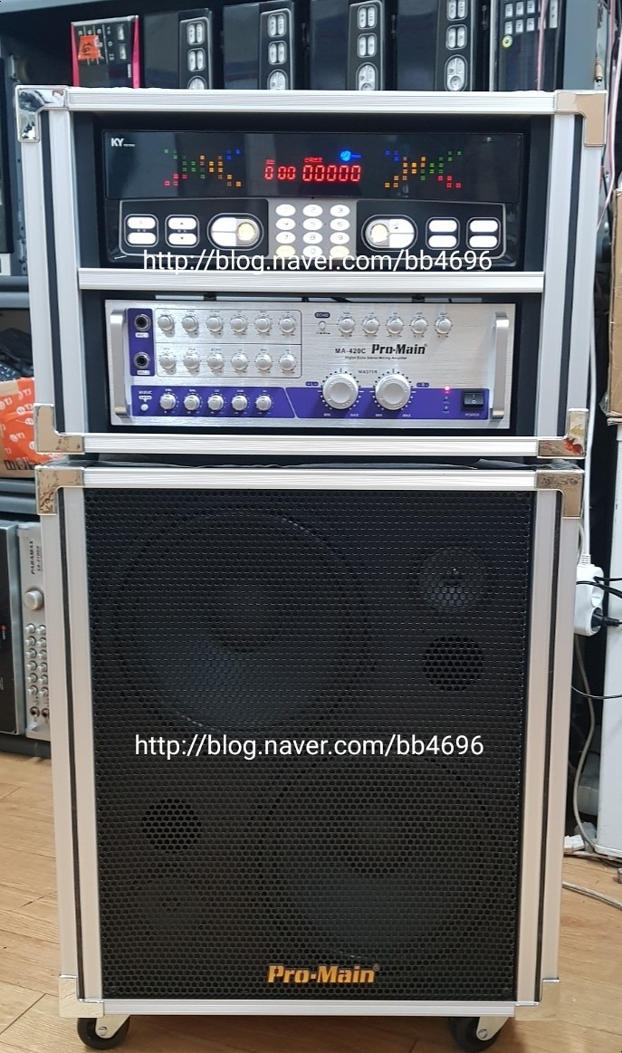 금영 필통 KY KMS-150 반주기로 이동식 중고 노래방기계 2채널 앰프와 스피커내장 일체형 케이스 유선마이크 펜션 업소용 ...