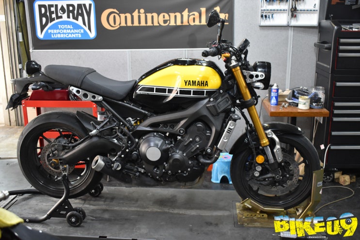 야마하 Xsr900 오토바이 프론트쇼바 오버홀 리데나 교체 정비 수리 전차종 오버홀 올린즈 하이퍼프로 장착점 중고오토바이 판매