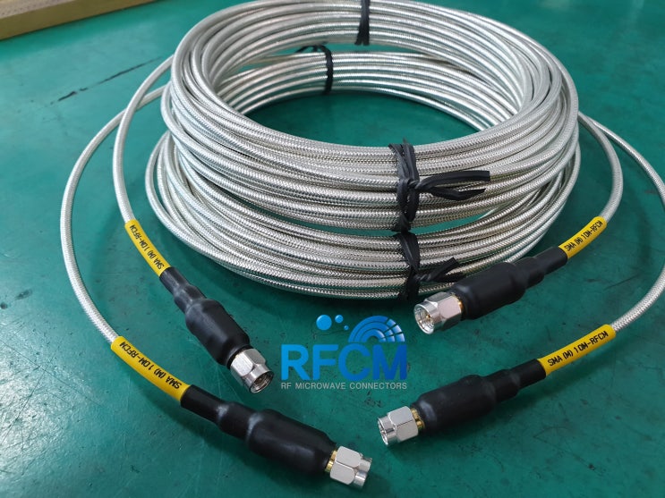 RF동축케이블Coaxial Cable SF141 SMA Male-SMA Male LOSS /RFCM-RFMART : 네이버 블로그