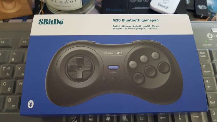 8BitDo M30 블루투스 컨트롤러 간단 후기 : 네이버 블로그
