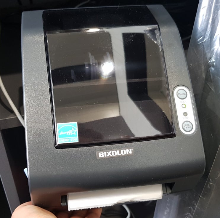 SLP-D420 / 바코드 프린터 용지 설정 완료 후 : 네이버 블로그