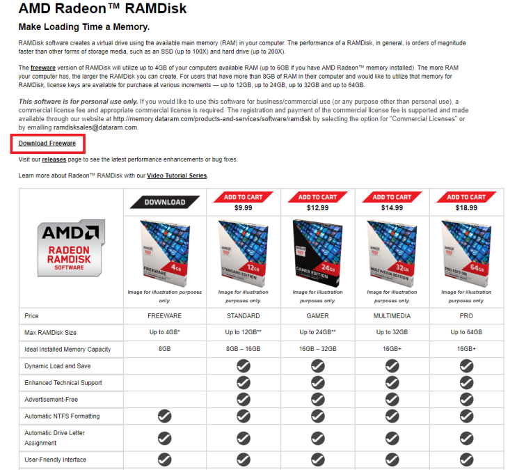 AMD Radeon RAMdisk : 네이버 블로그