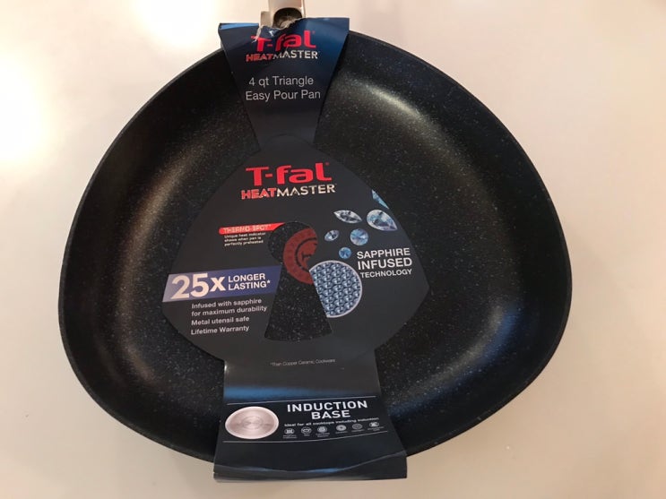 T-fal Triangle Easy Pour Pan, 4 Quart : 네이버 블로그