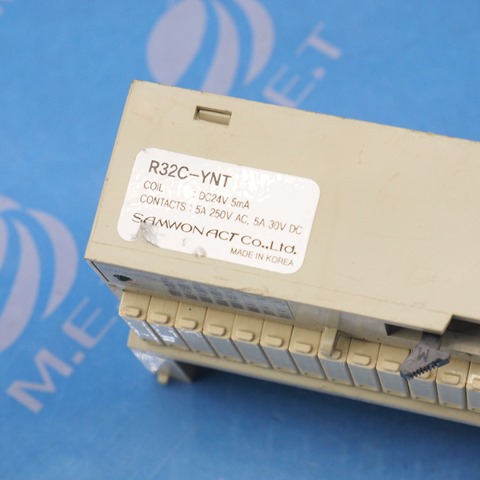 [PLC] SAMWON I/O LINK RELAY TERMINAL UNIT R32C-YNT R32CYNT 삼원 / ㈜엠이티 1 ...