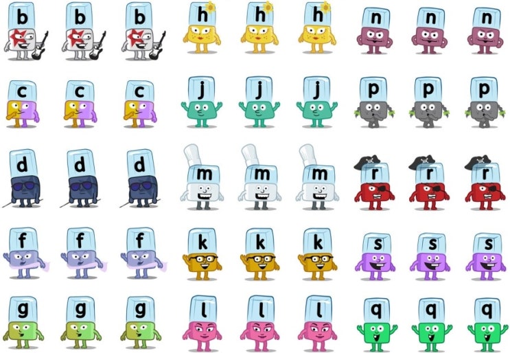 Alphablocks (알파블럭스) - 자석 글자 놀이를 위한 고품질 이미지 자료 : 네이버 블로그