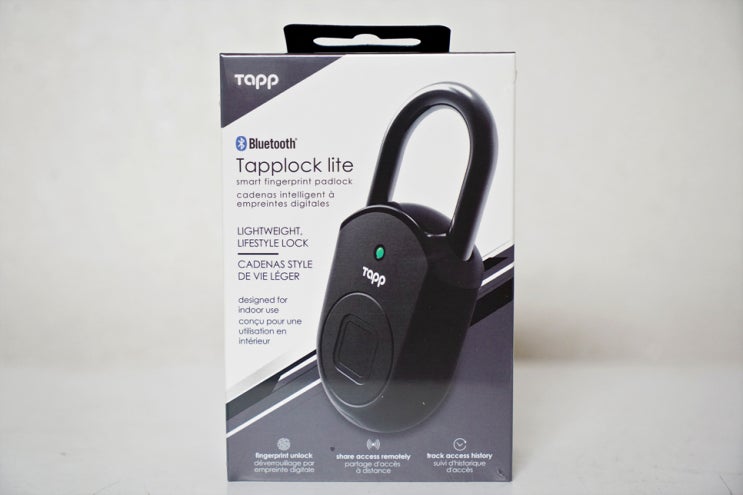 지문인식자물쇠 Tapplock lite 스마트와 자물쇠의 결합 : 네이버 블로그
