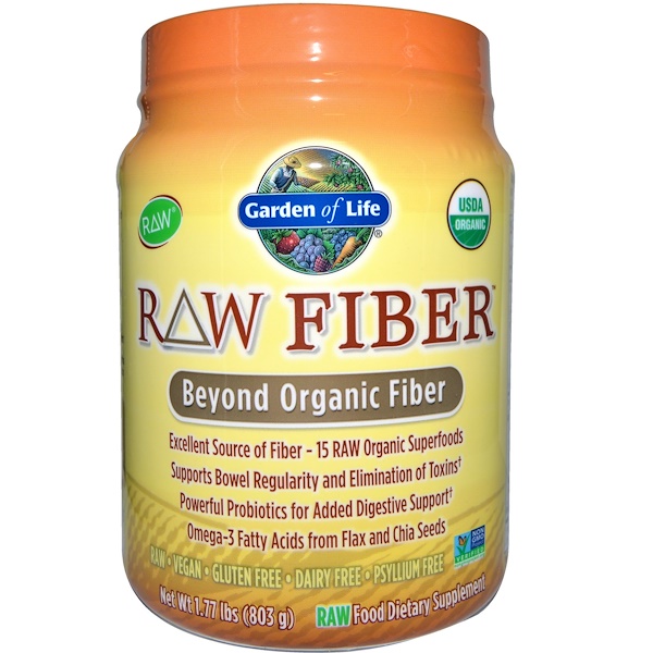 아이허브식이섬유 Garden of Life RAW Fiber Beyond Organic Fiber 후기 : 네이버 블로그