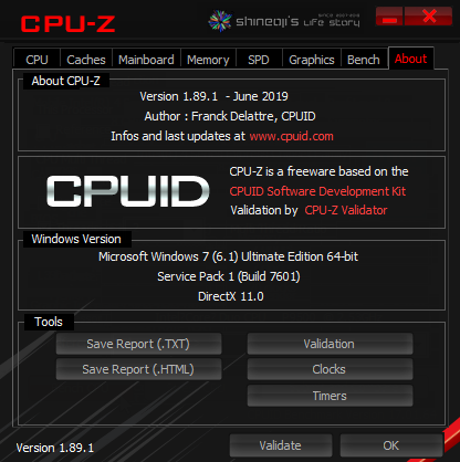 CPU-Z 1.89.1 ASRock Phantom Version : 네이버 블로그