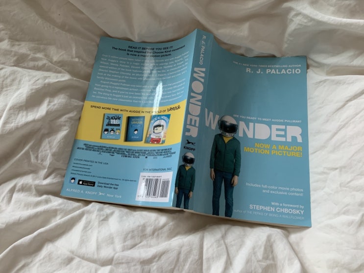 [영어원서읽기/소설] 영화 원더 원작 wonder_Part 1 : 네이버 블로그