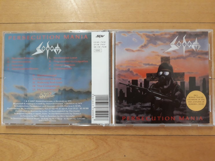 0204. Sodom - Persecution Mania (1987) : 네이버 블로그