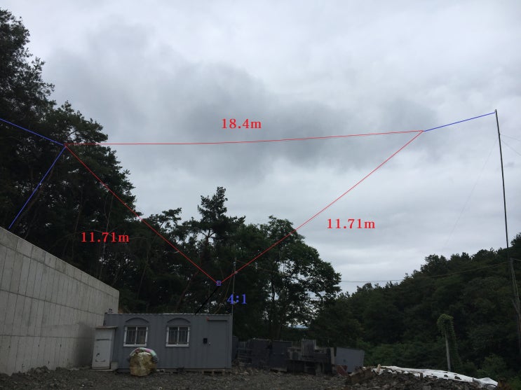 40M DELTA LOOP ANTENNA 설치 : 네이버 블로그